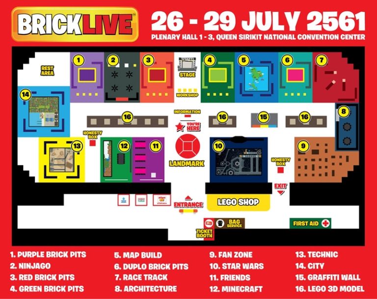 ชวนแฟนเลโก้ไปสนุกลืมวัยกับตัวต่อนับล้านชิ้น! ในงาน "BRICKLIVE Bangkok ...